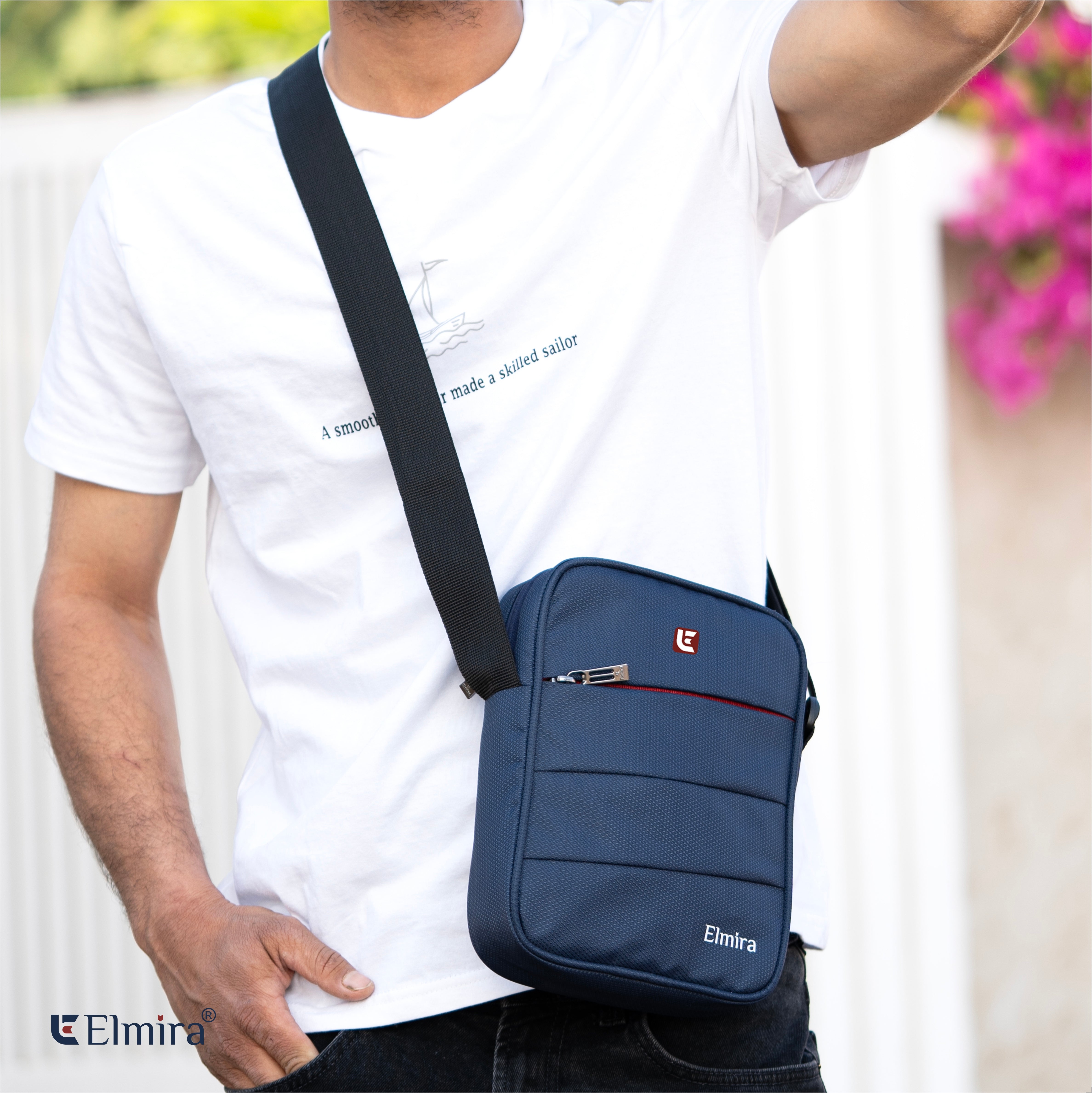 Navy Blue Vertex Sling Bag – Elmira